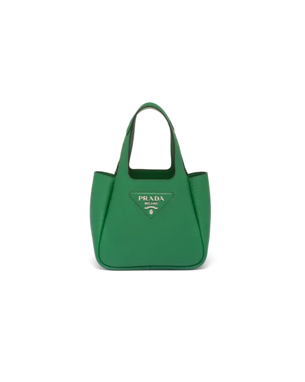 PRADA ダークグリーン ショルダーバッグ Prada Leather Mini Bag - Green N | Editorialist
